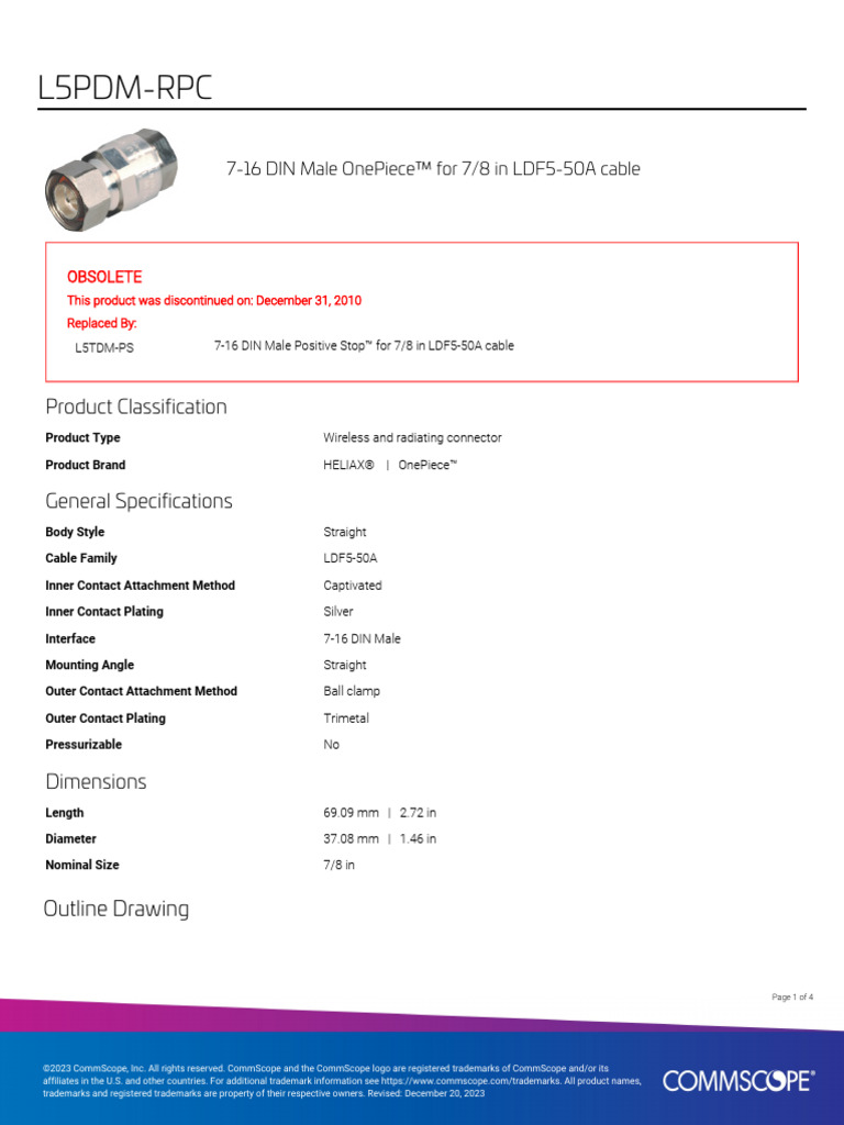 L5PDM-RPC Product Specifications | PDF | Electrical Engineering | Electricity