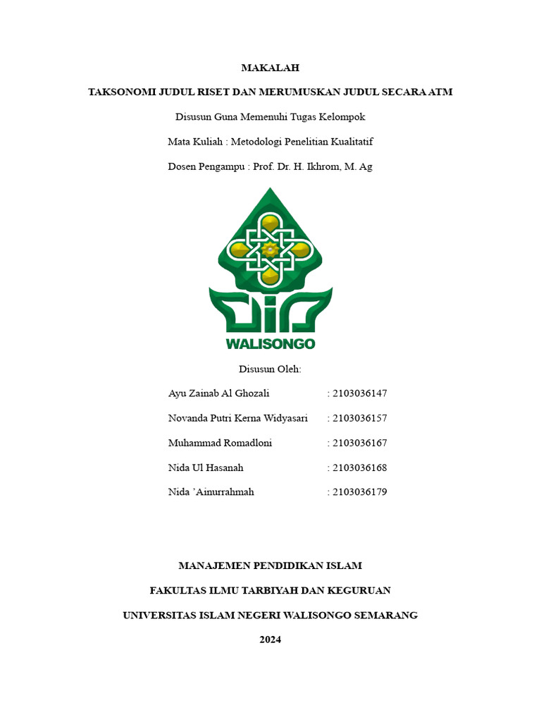 Review-Metopen Kel 1 | PDF | Seni