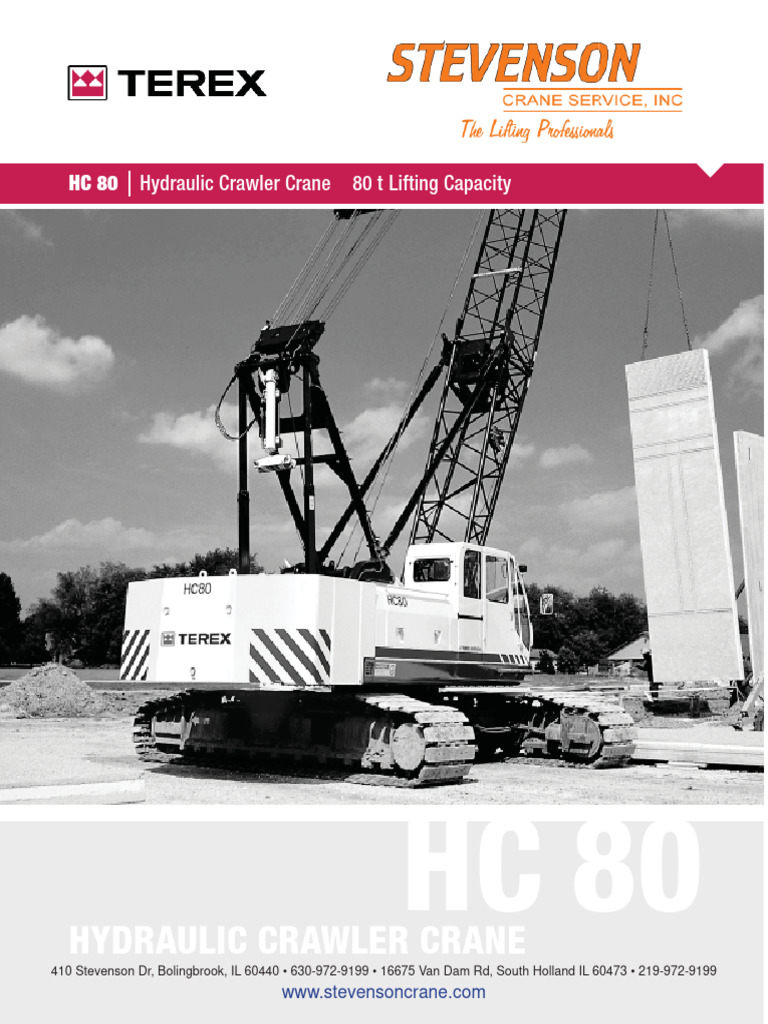 Terex Crane | PDF | Crane (Machine)