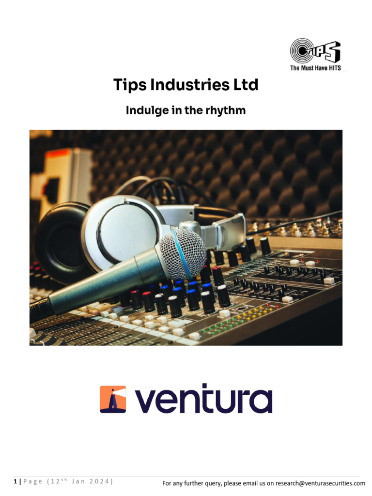 Tips Industries Ltd: 2024 Financial Analysis | PDF | Subscription ...