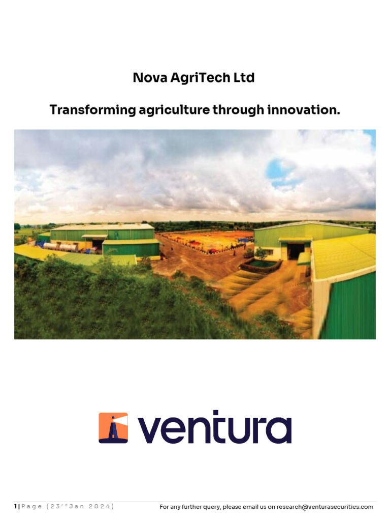 Nova Agritech (1) - 638416054922814043 | PDF | Investing | Forecasting
