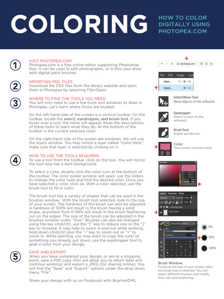 photopea_poloring_instructions | PDF | Adobe Photoshop | Software