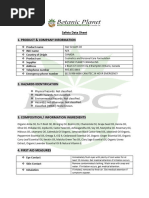MSDS Harpic | PDF | Workplace | Working Conditions