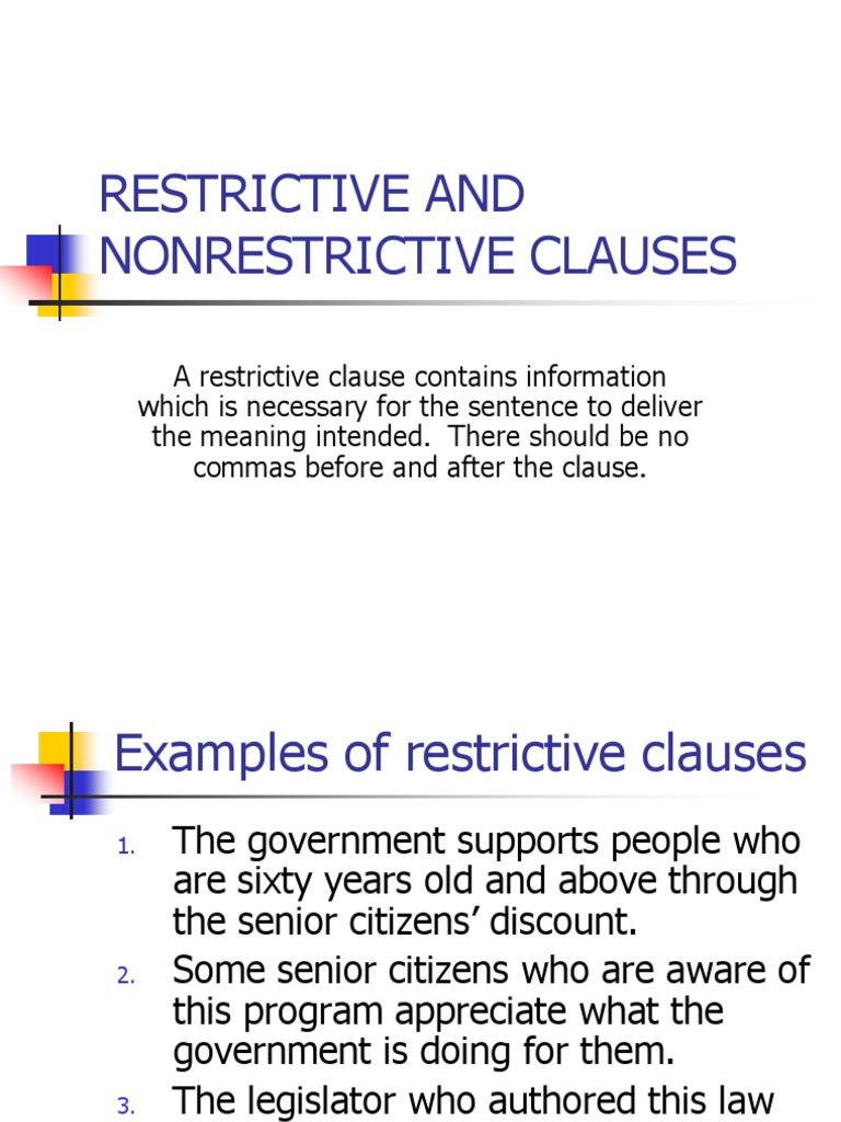 Restrictive and Nonrestrictive Clauses | PDF | Ellipsis | Citation