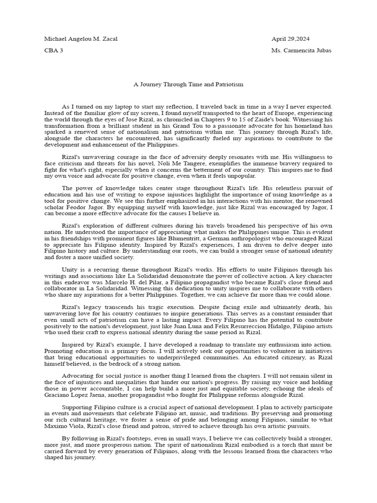 Michael Angelou Zacal - Activity in Lieu of The REMEDIAL MIDTERM EXAM ...