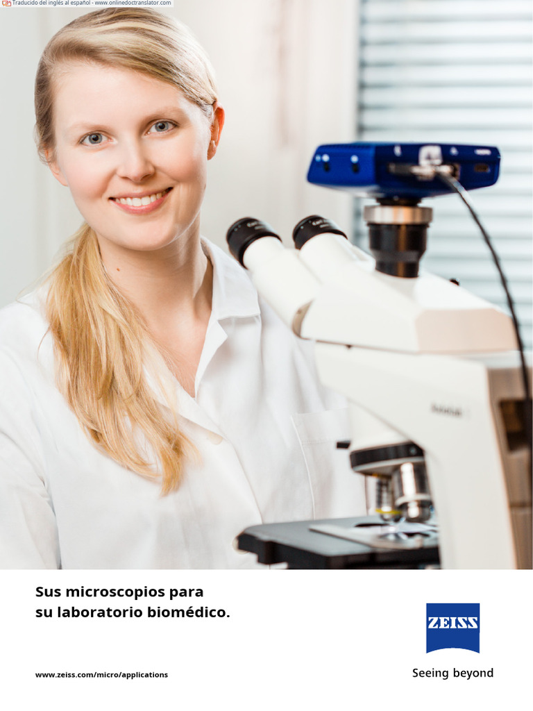 Microscopios ZEISS para Laboratorios Biomédicos | PDF | Diodo emisor de ...