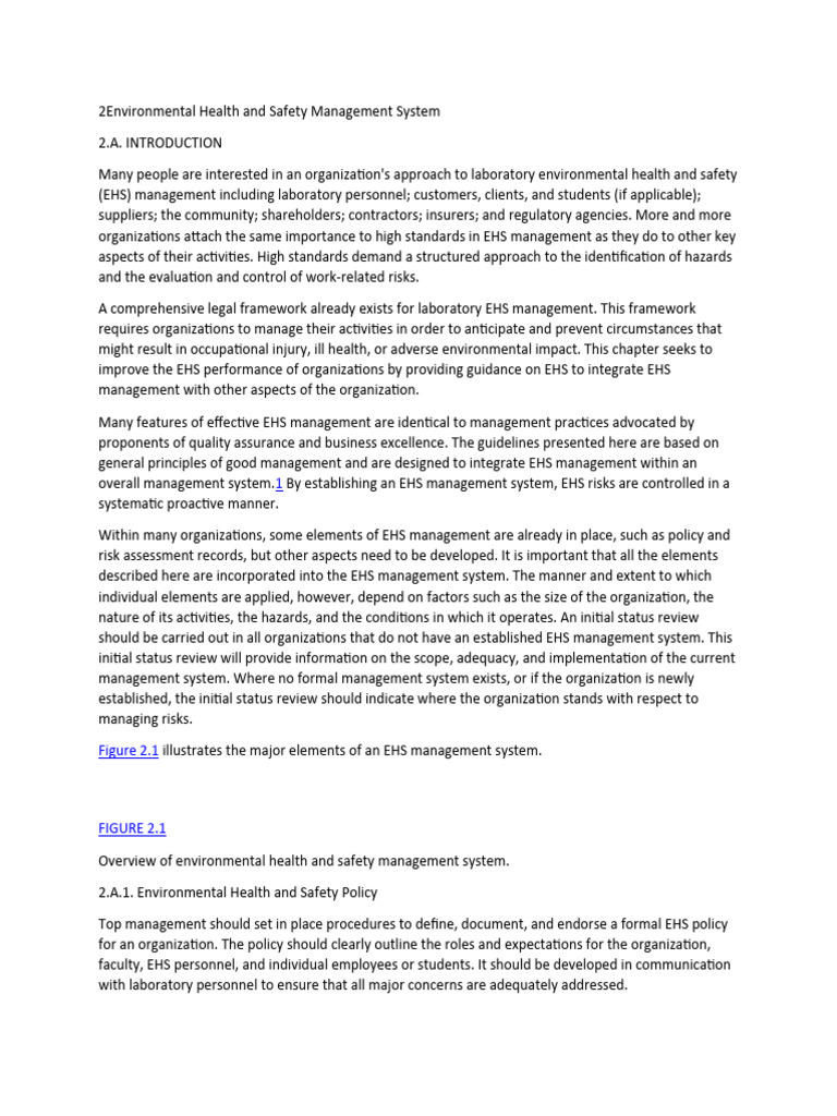 Environmental Health and Safety Management System 6 | PDF | Risk | Occupational Safety And Health