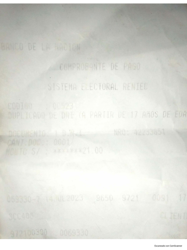 Imagen de Recibo | PDF