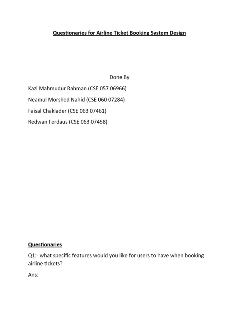 SAD-Project-Questionaries and Case Study | PDF | Computing