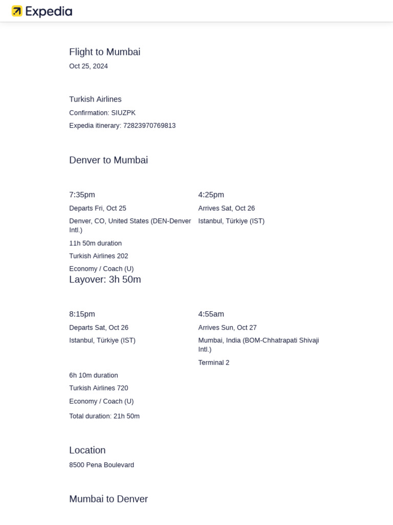 Trip Overview | Download Free PDF | Fee | Transport