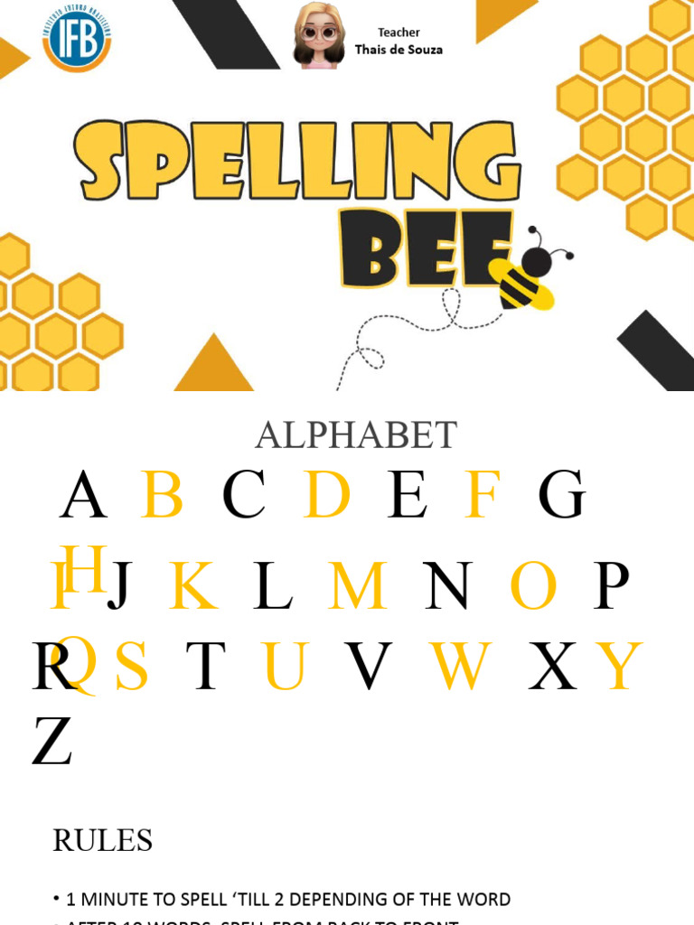Spelling Bee | PDF