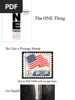 The One Thing by Gary Keller and Jay Papasan | PDF