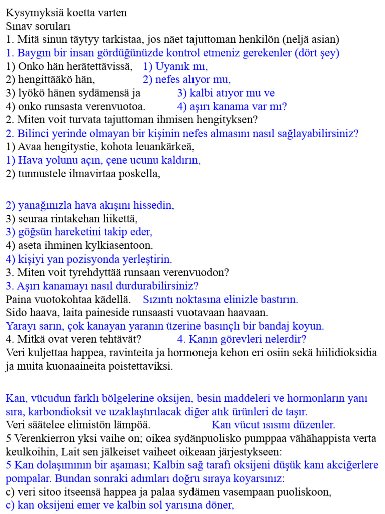 Terveystieto 2 | PDF