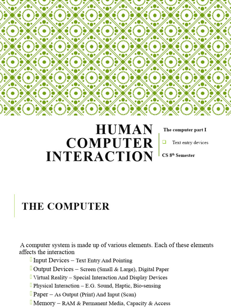 Understanding Computer Input Devices | PDF | Speech Recognition ...