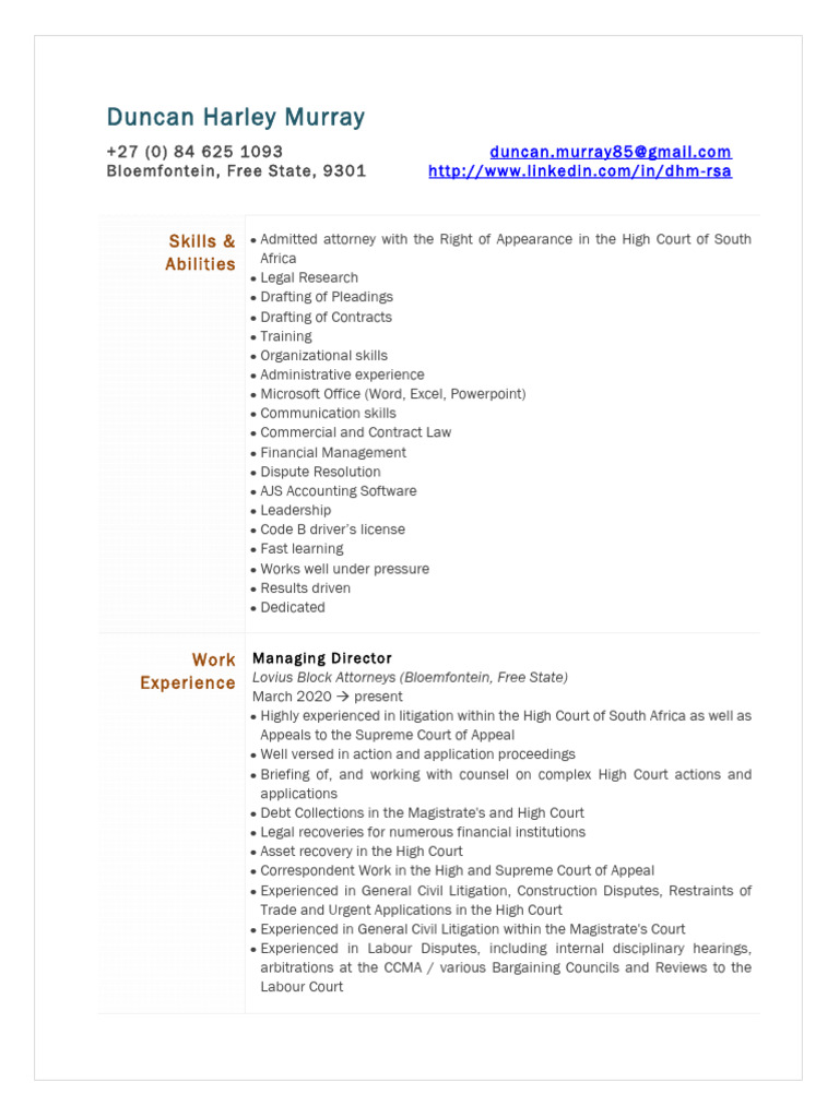 Duncan Harley Murray June 2024 | PDF | Lawsuit | Lawyer