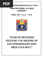 Plan de Mejora Área CCSS - DPCC | PDF | Evaluación | Aprendizaje