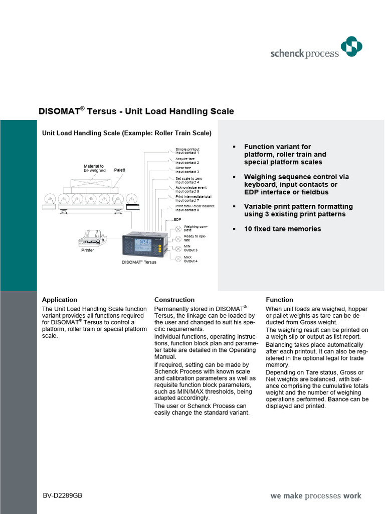 Disomatc2ae Tersus Unit Load Handling Scale | PDF | Parameter (Computer Programming) | Computing