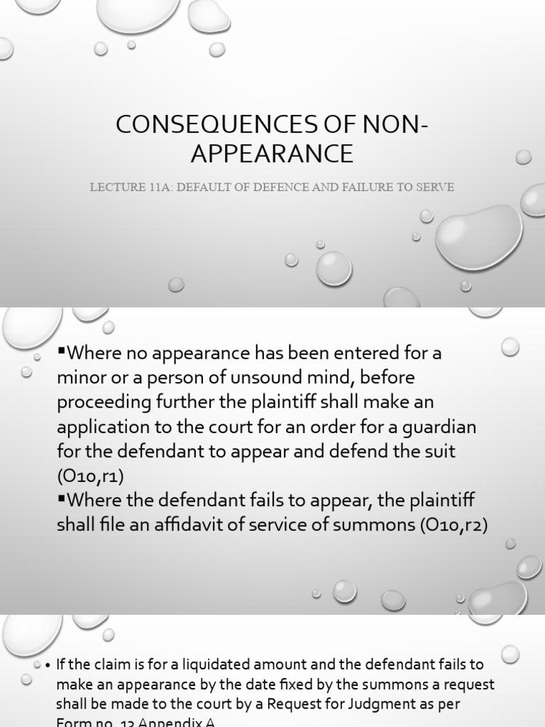 Consequences of Default Judgment | PDF | Default Judgment | Judgment (Law)