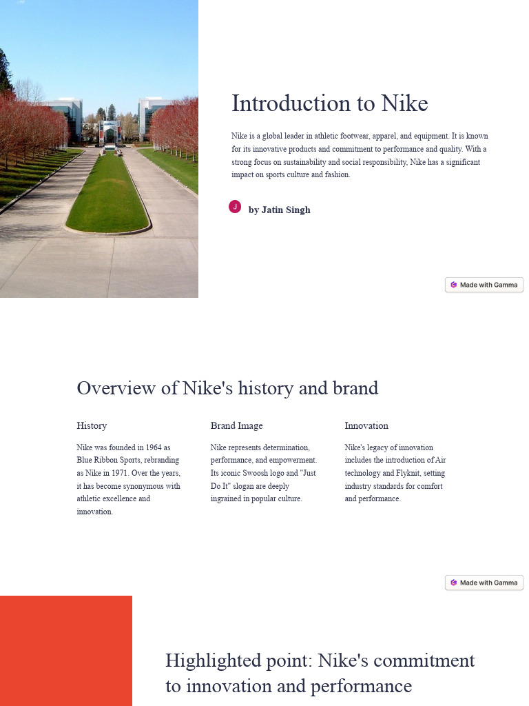Nike: A Brief Introduction to the Brand | PDF | Nike | Brand