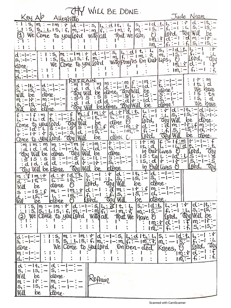 Thy Will Be Done - Jude Nnam 2 | PDF