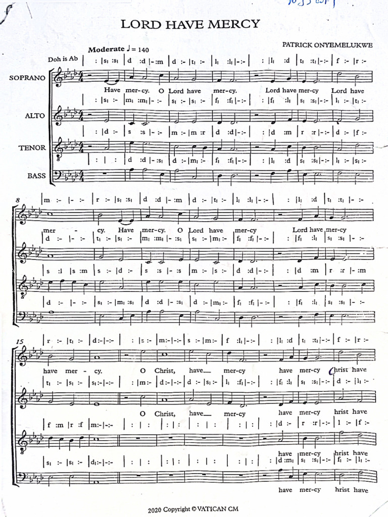 Lord Have Mecry - Patrick | PDF