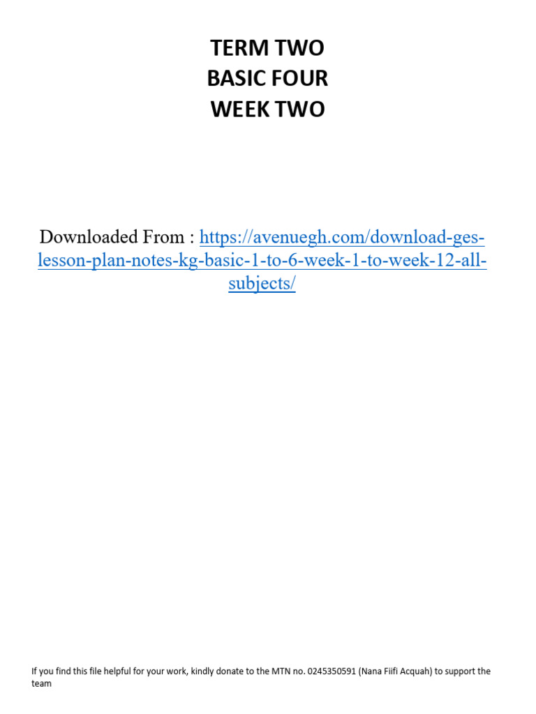 Term-2-Basic-4-week-2-lesson-plan | PDF | Learning | Seed