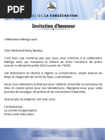 Modèle de Lettre - Convocation À Une Réunion Avec Ordre Du Jour | PDF