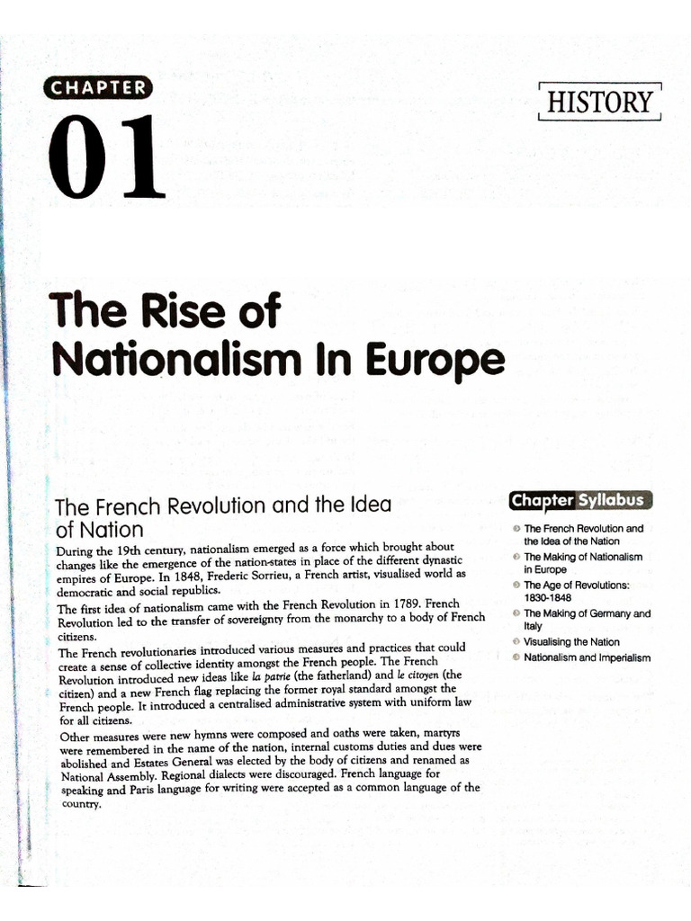 The Rise of Nationalism in Europe | PDF