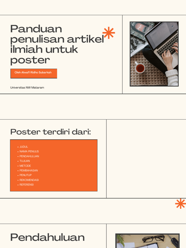 Panduan Penulisan Untuk Poster Ilmiah | PDF