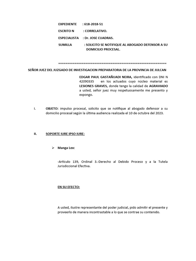 Expediente Avalos | PDF