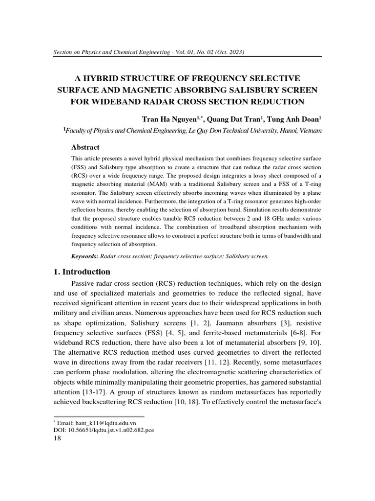 A HYBRID STRUCTURE OF FREQUENCY SELECTIVE SURFACE AND MAGNETIC ...