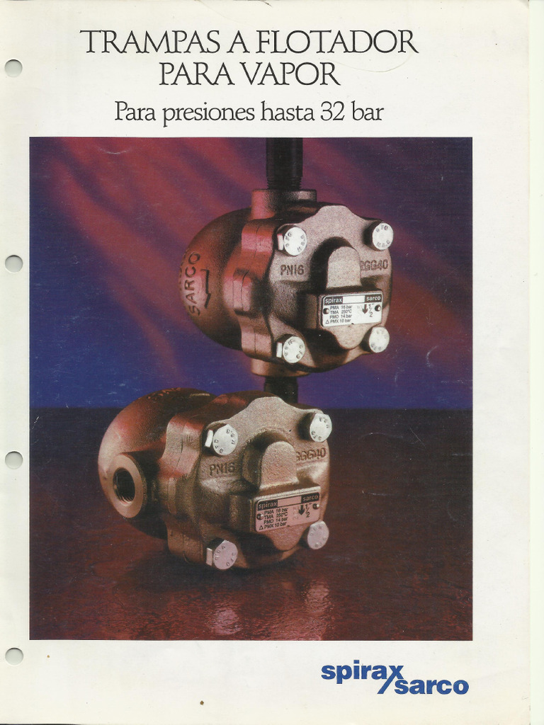Trampas de Vapor - Spirax Sarco | PDF