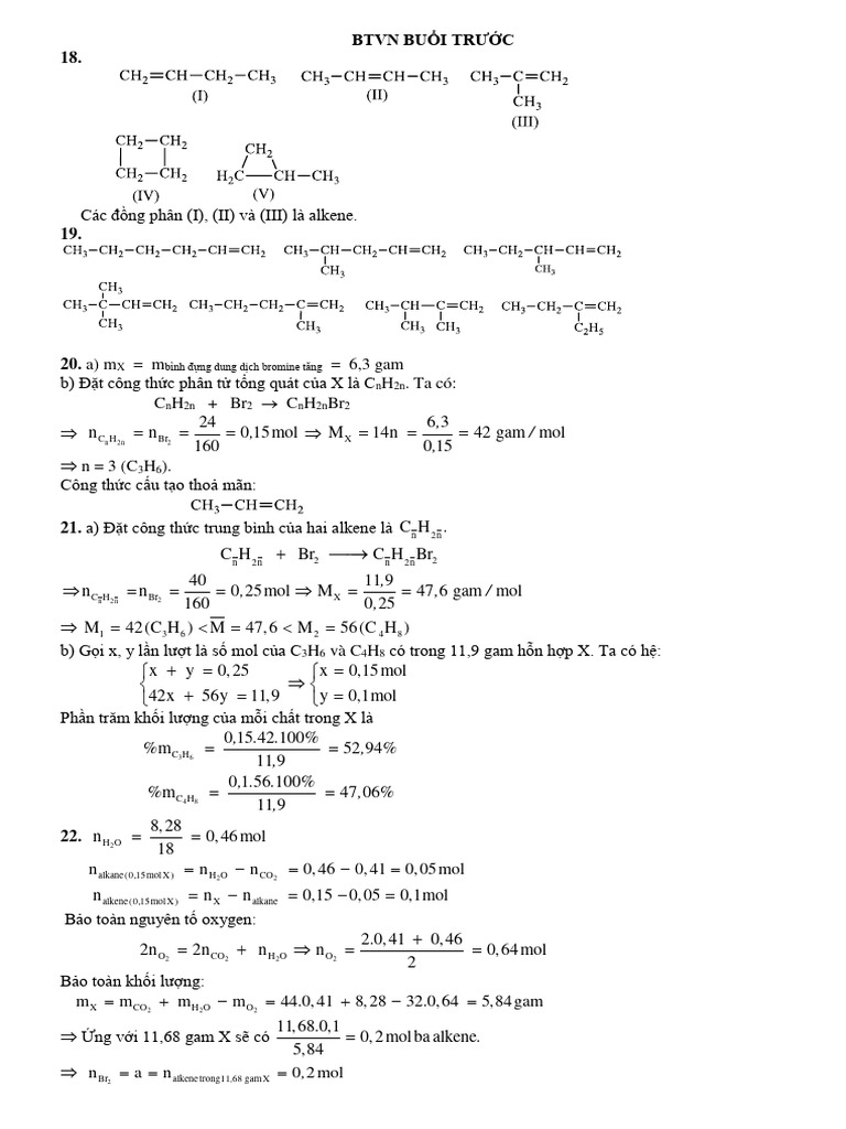 BTVN Bu I Trư C Và BTVN Ngày 18 Tháng 7 | PDF
