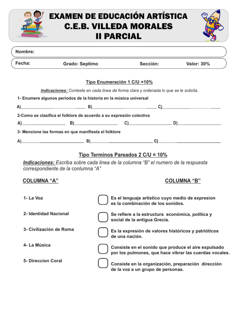 Examenes 2 Parcial 2023 | PDF | Sonido | Bailes