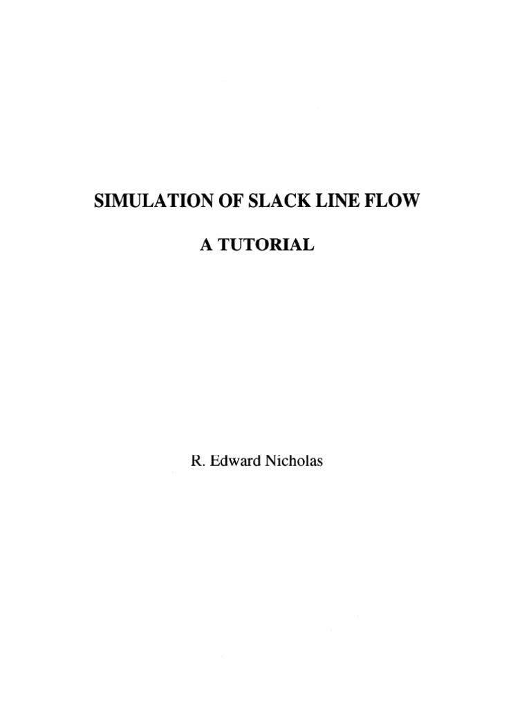 Slack Line Flow Simulation | Download Free PDF | Fluid Dynamics | Pressure