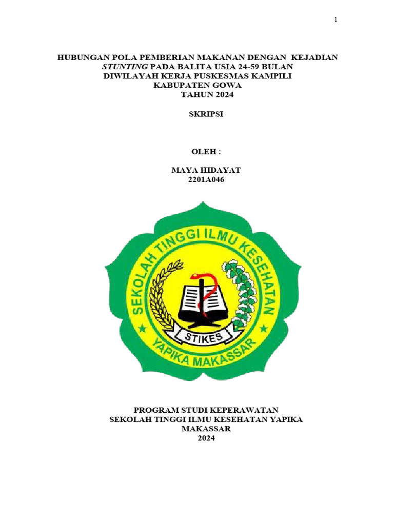 Maya Hidayat - Proposal | PDF