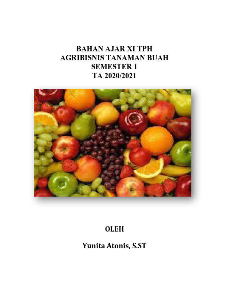 Modul Tanaman Buah Kelas Xi Atph | PDF | Teknologi & Rekayasa