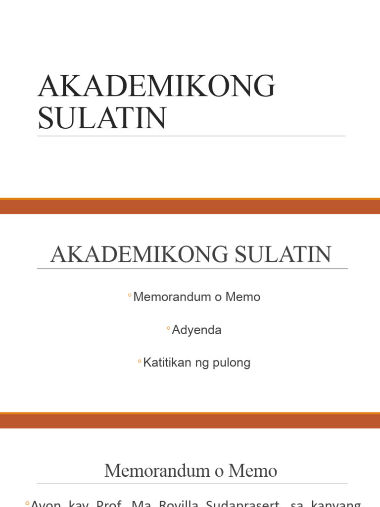 Cot 1 Akademikong Sulatin PFPL | PDF