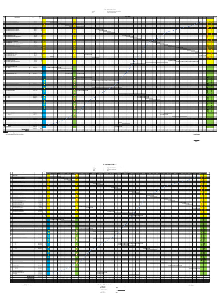 Time Schedule 2024 | PDF