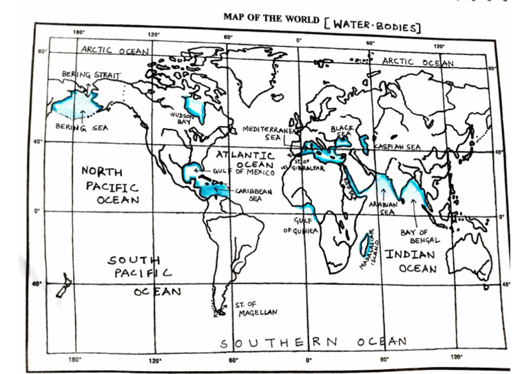 Mapwork grade 8 waterbodies | PDF