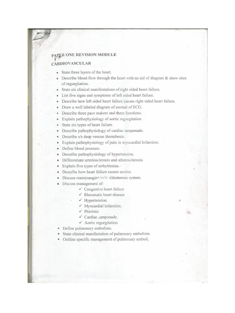 Medical Surgical Questions REVISION - 221111 - 100304 | PDF