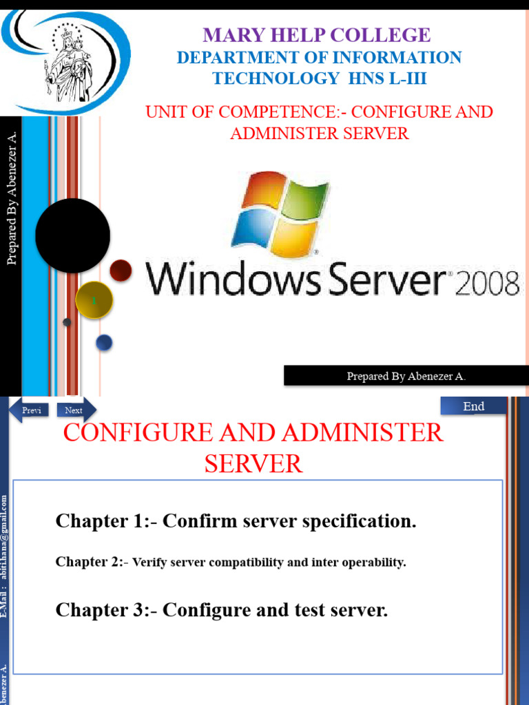 Configure and Administrate Server | PDF | Operating System | Computer Network