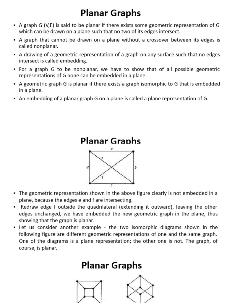 Planar Graphs | PDF | Mathematical Relations | Discrete Mathematics Planar Graphs | PDF | Mathematical Relations | Discrete Mathematics
