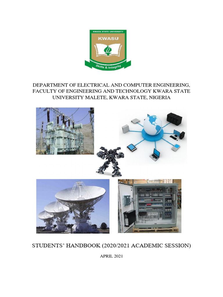 ECE Student Handbook 2020/2021 | PDF | Electronic Engineering | Engineering