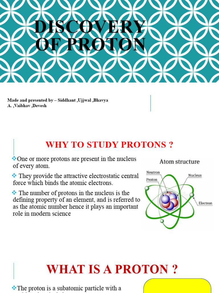 Discovery of Proton FINAL | PDF | Proton | Atomic Nucleus