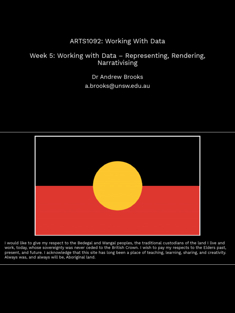 Week 5 - Working With Data | PDF | Data | Storytelling Week 5 - Working With Data | PDF | Data | Storytelling