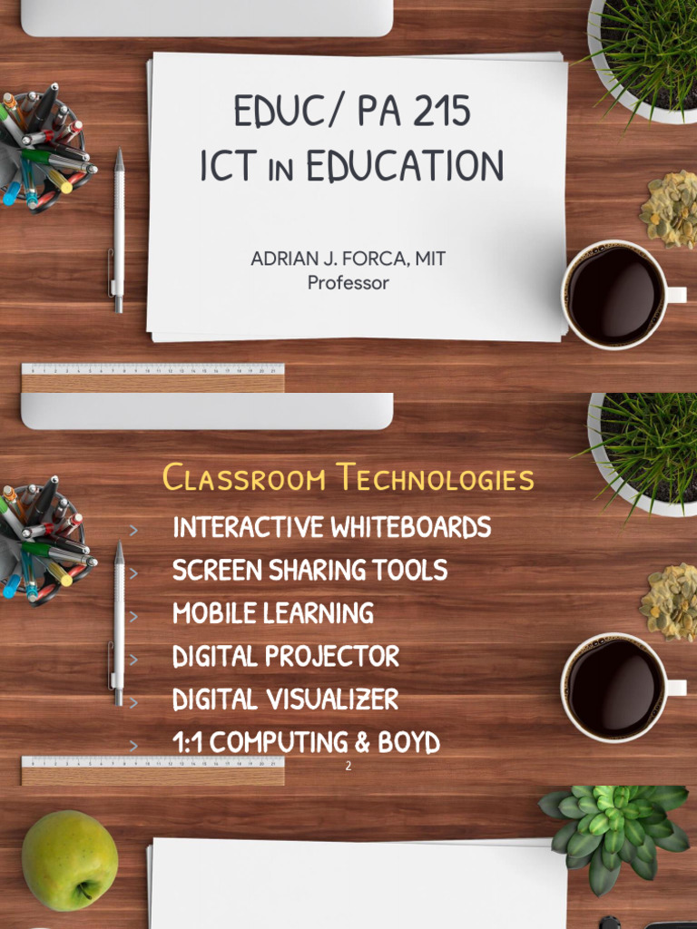 LESSON 7 - Classroom Technologies | PDF | Information And ...