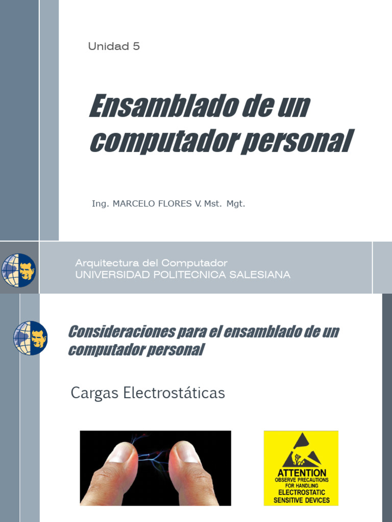 Ensamblado y Protección de PC | PDF | Informática | Ciencias de la ...
