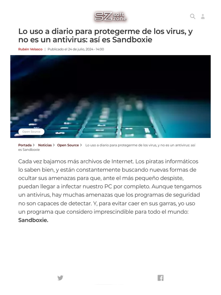 Protege tu PC con Sandboxie | PDF | Virus de computadora | Microsoft ...