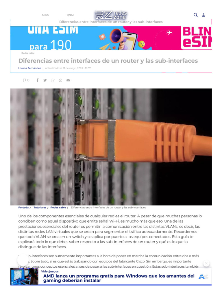 Interfaces y Sub-Interfaces en Un Router - ¿Qué Son y para Qué Sirven ...